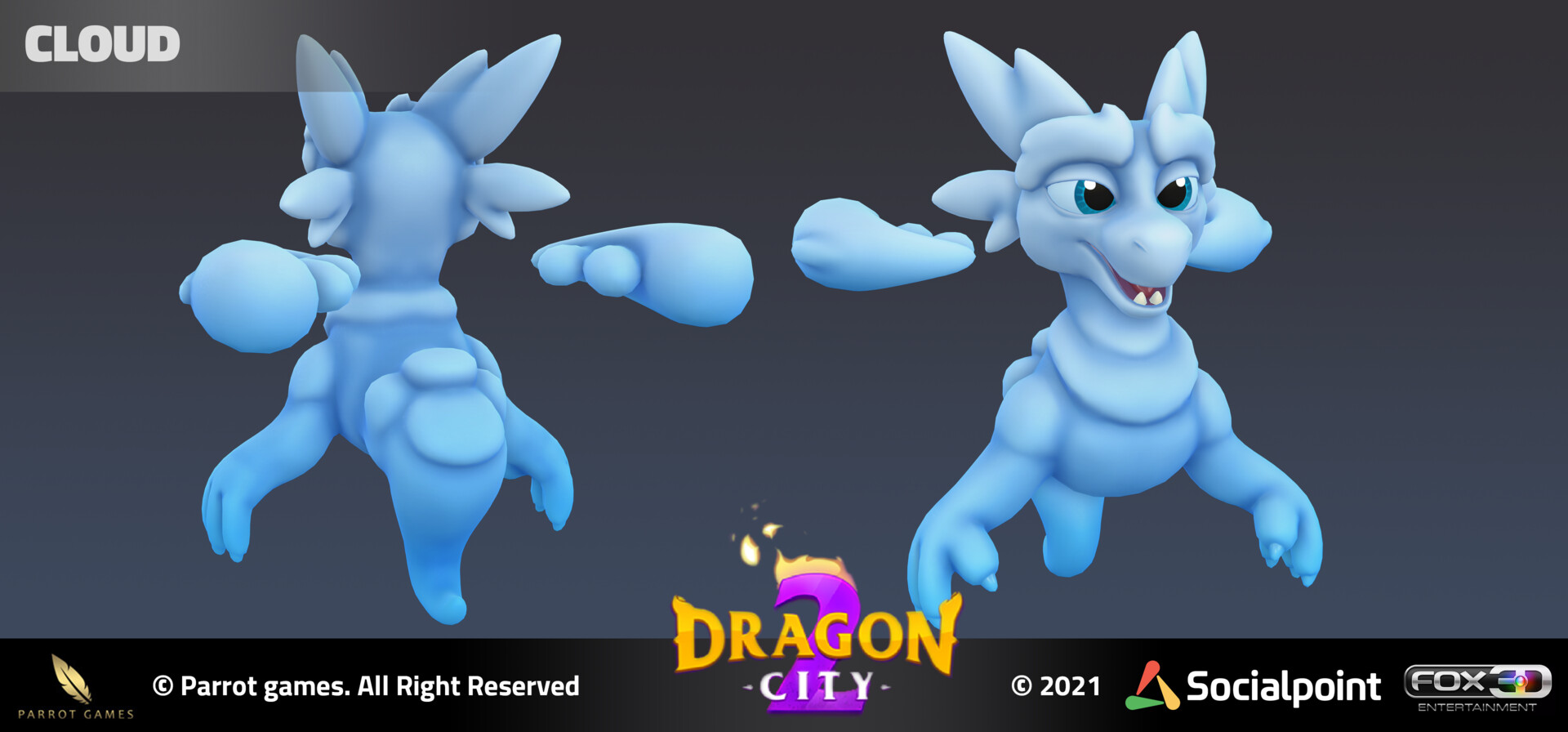 Alexander Slobodenyuk - 3D Artist [Darxelean] - Cloud — Dragon City 2