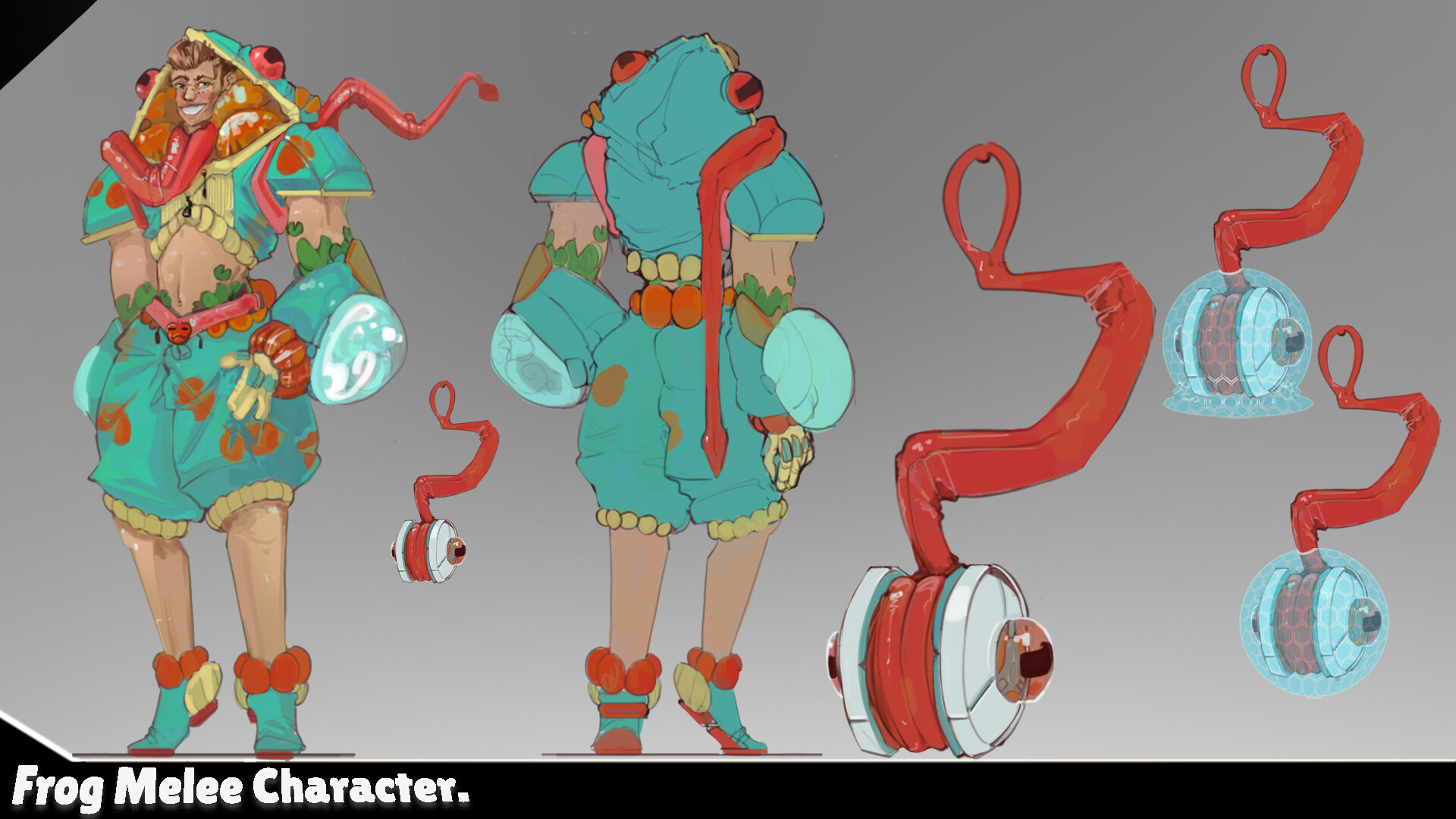 ArtStation - Frog Melee Character.