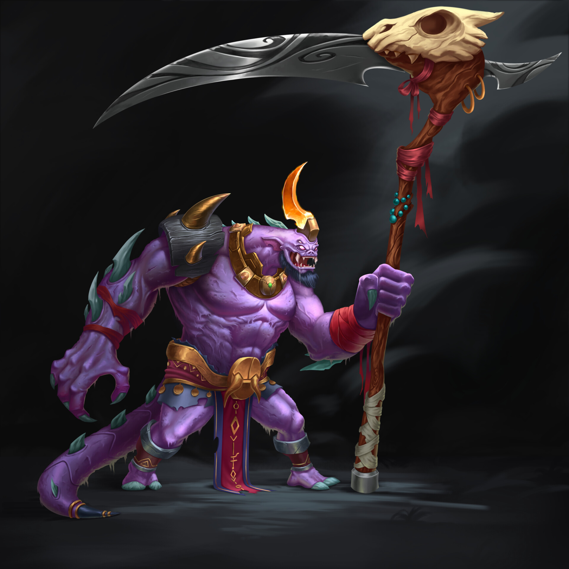 ArtStation - TRIBAL MONSTER