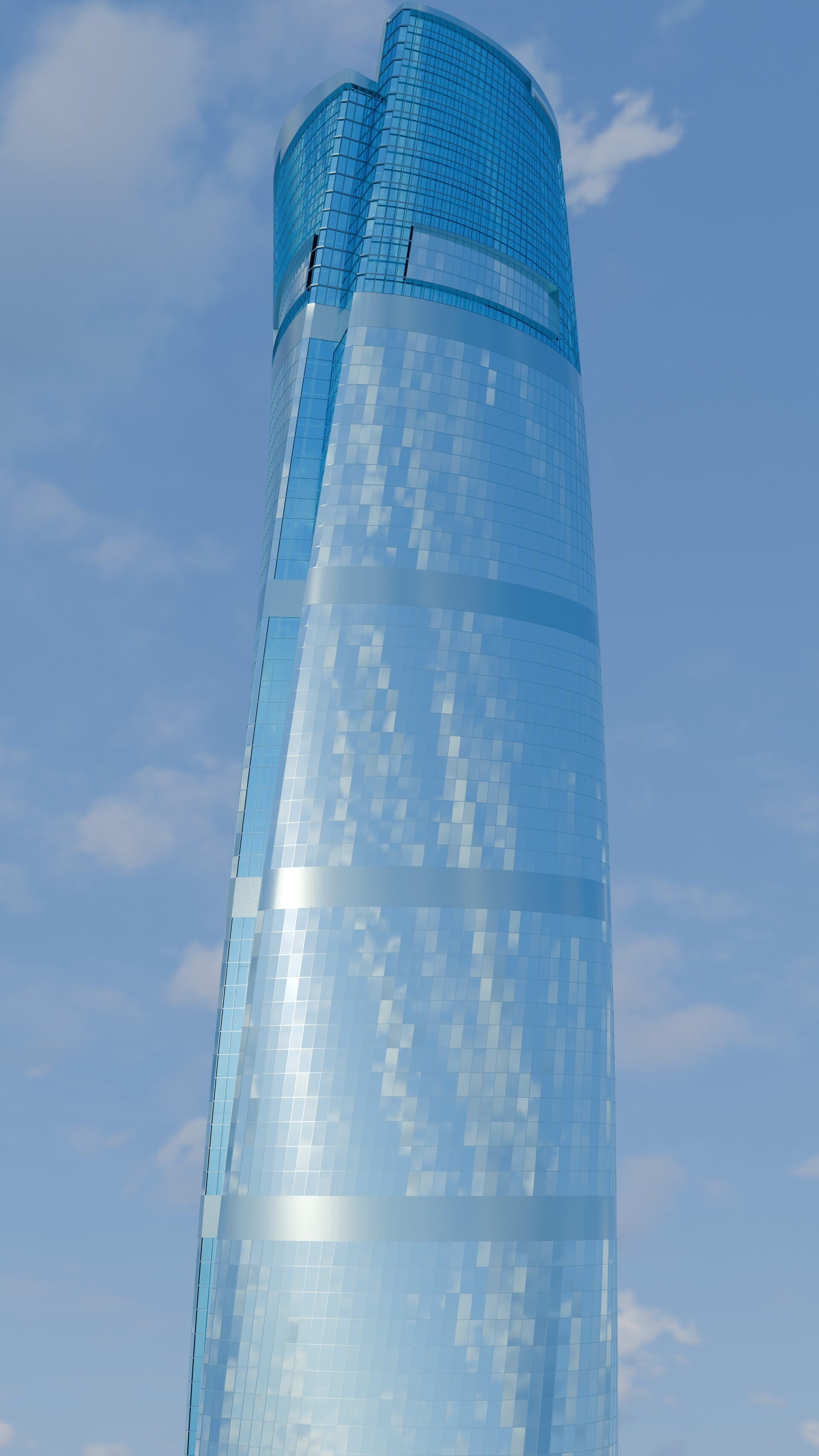 GridWall Studio - Game Assets, PBR Textures & 3D Models - Shang Hai Tower