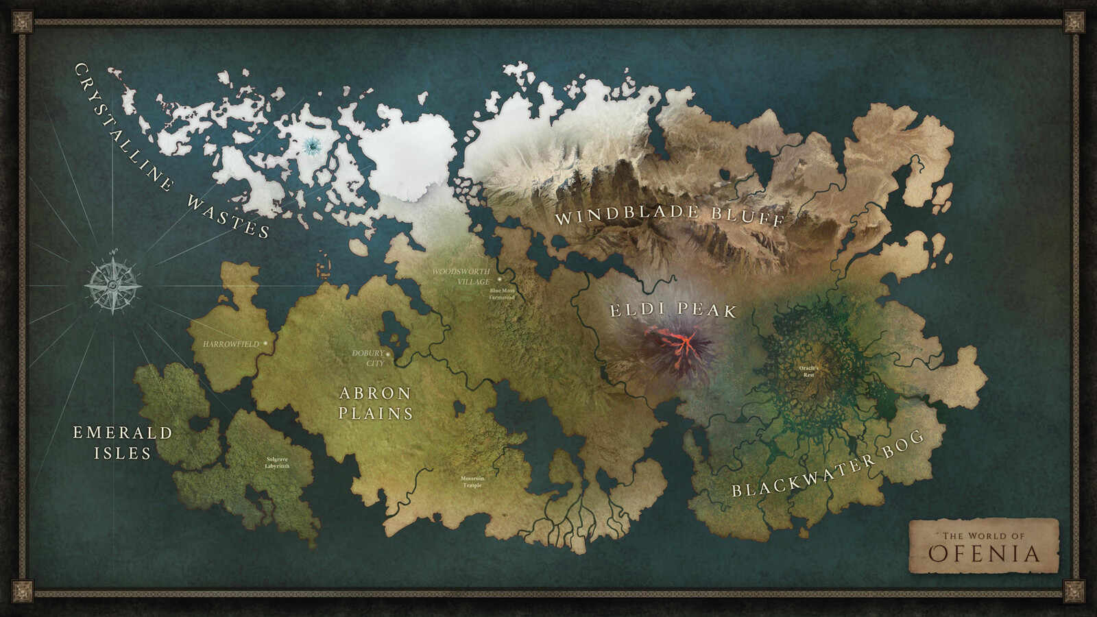 ArtStation - Pestilence - World Map