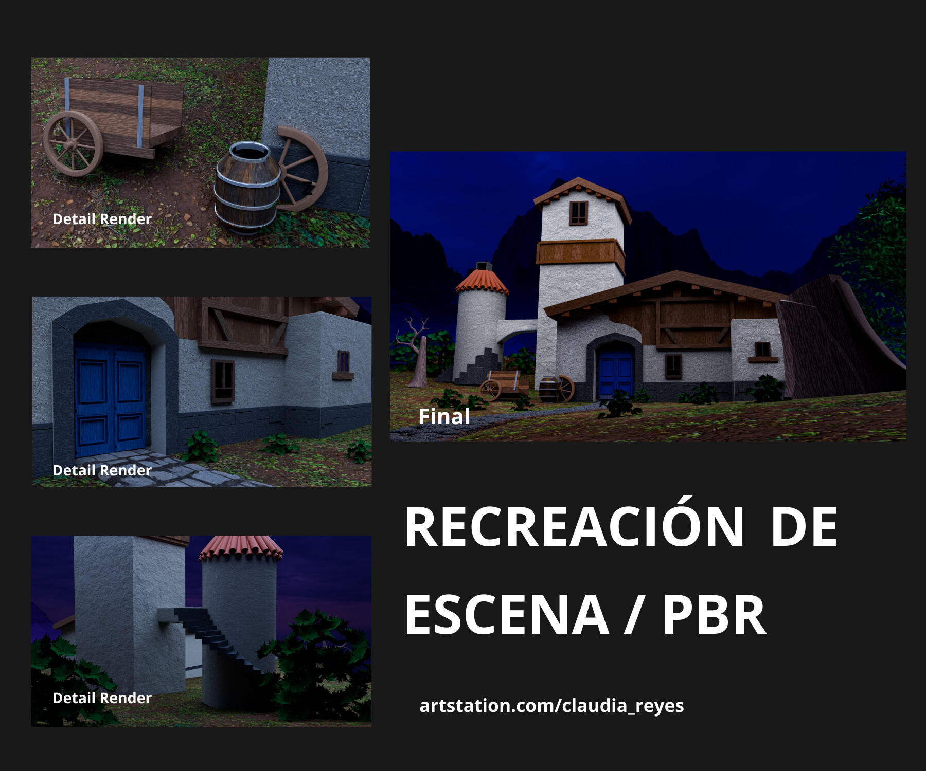ArtStation - Recreación de escena/PBR