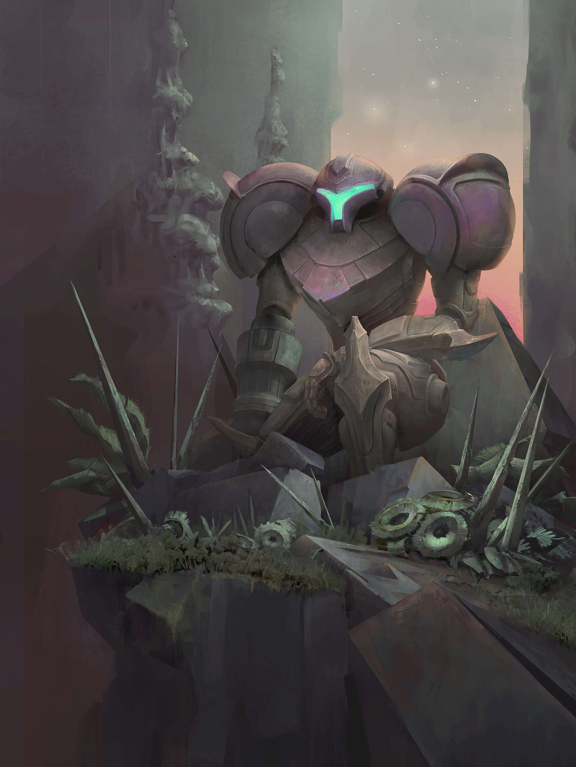 ArtStation - Samus Aran - Metroid fan art