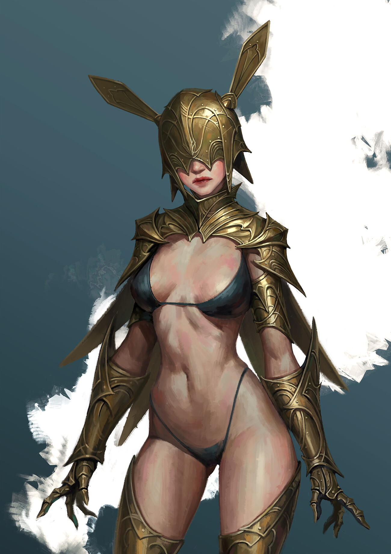 ArtStation - gold bunny