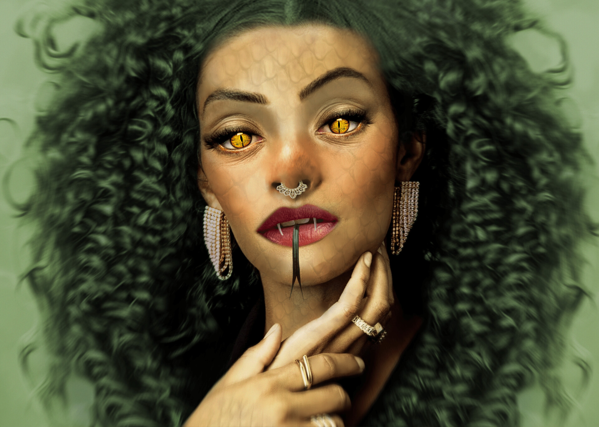 ArtStation - Snake woman