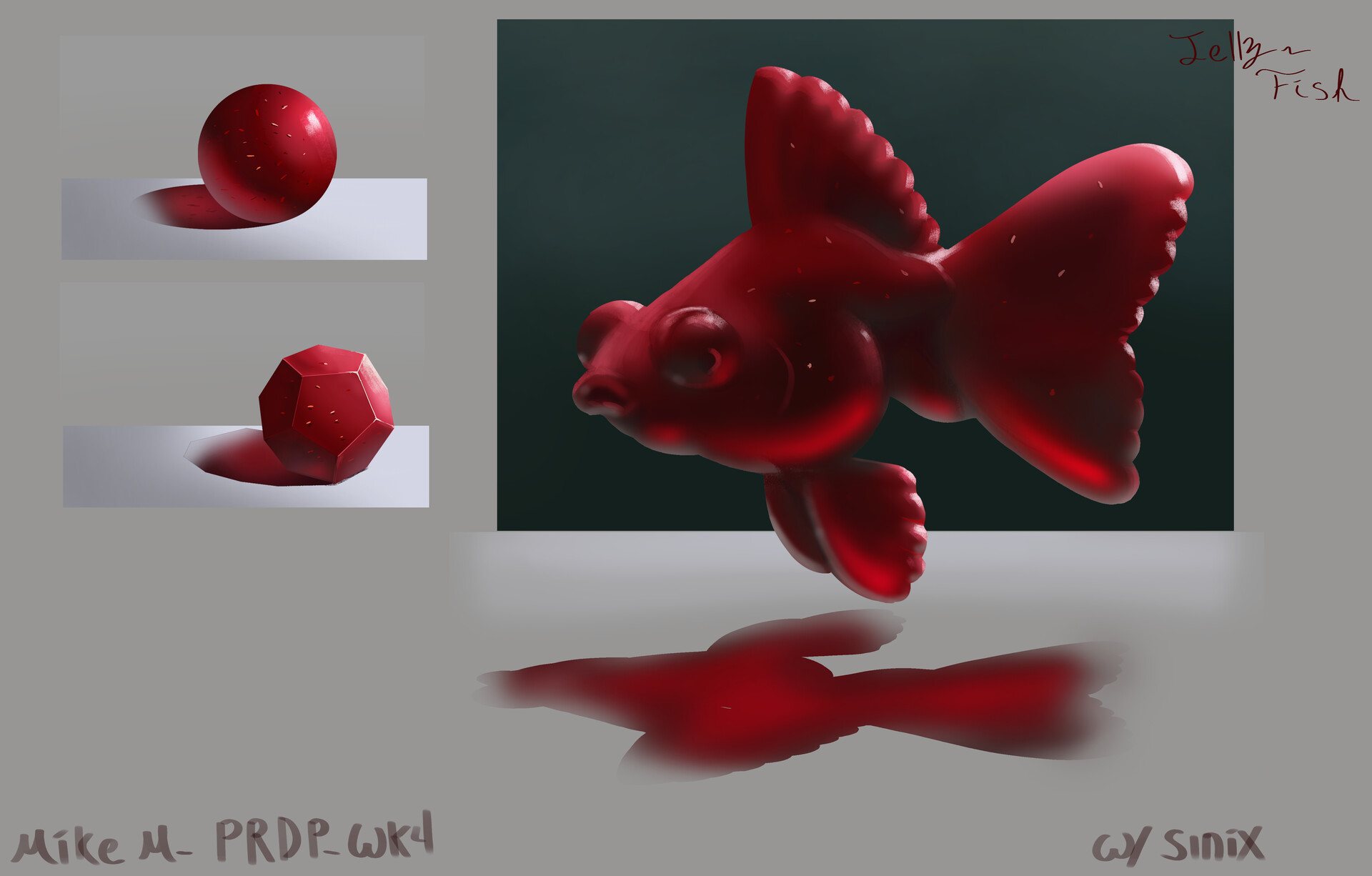 Michael Monroe - Material Rendering and Application Study