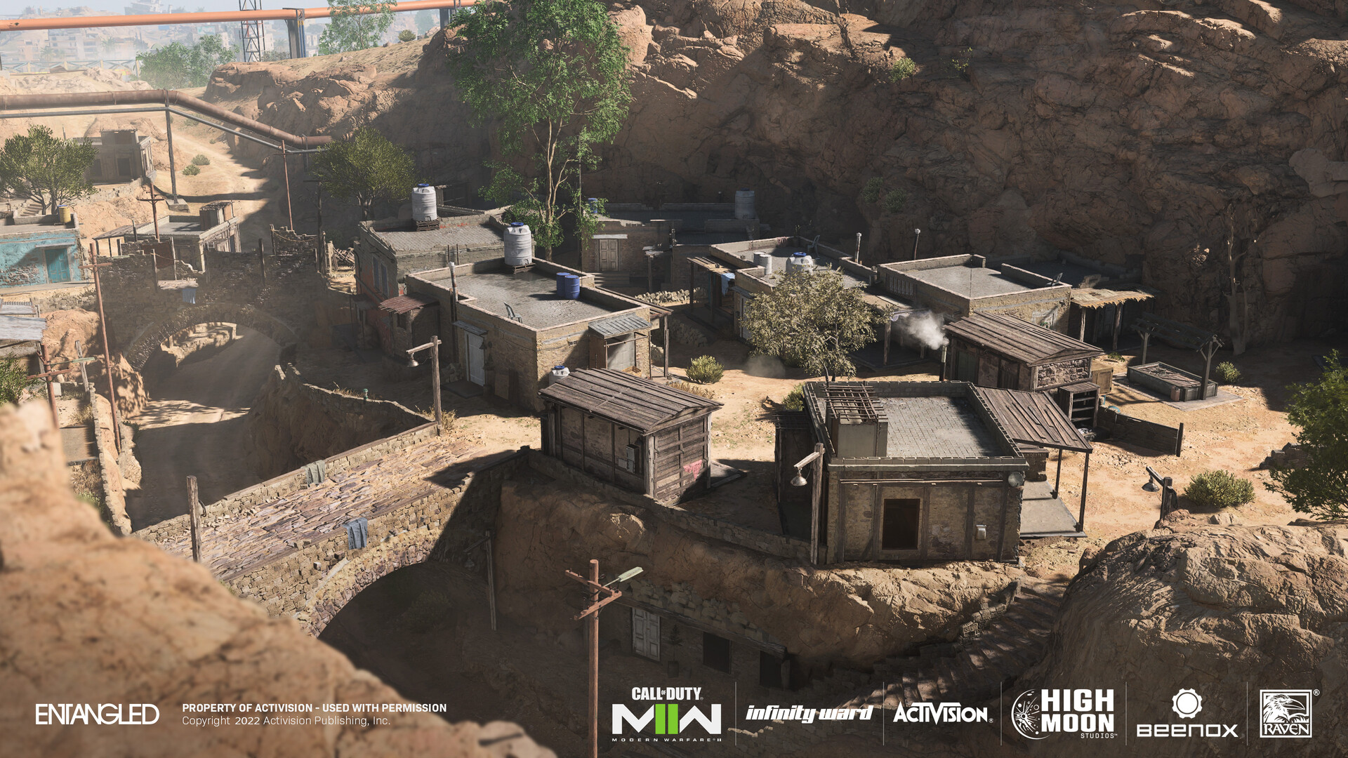 ENTANGLED Studio - In-game Level Art for Call of Duty MW2