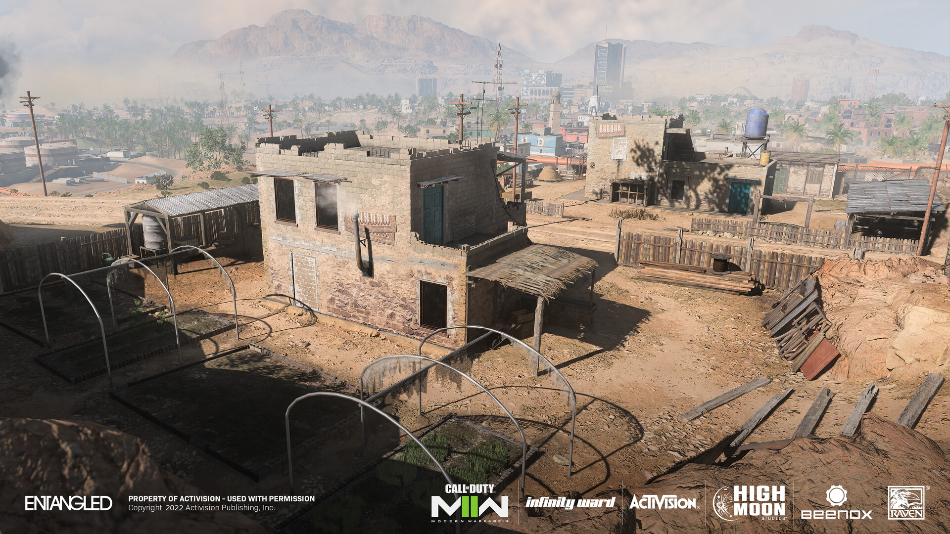 ENTANGLED Studio - In-game Level Art for Call of Duty MW2