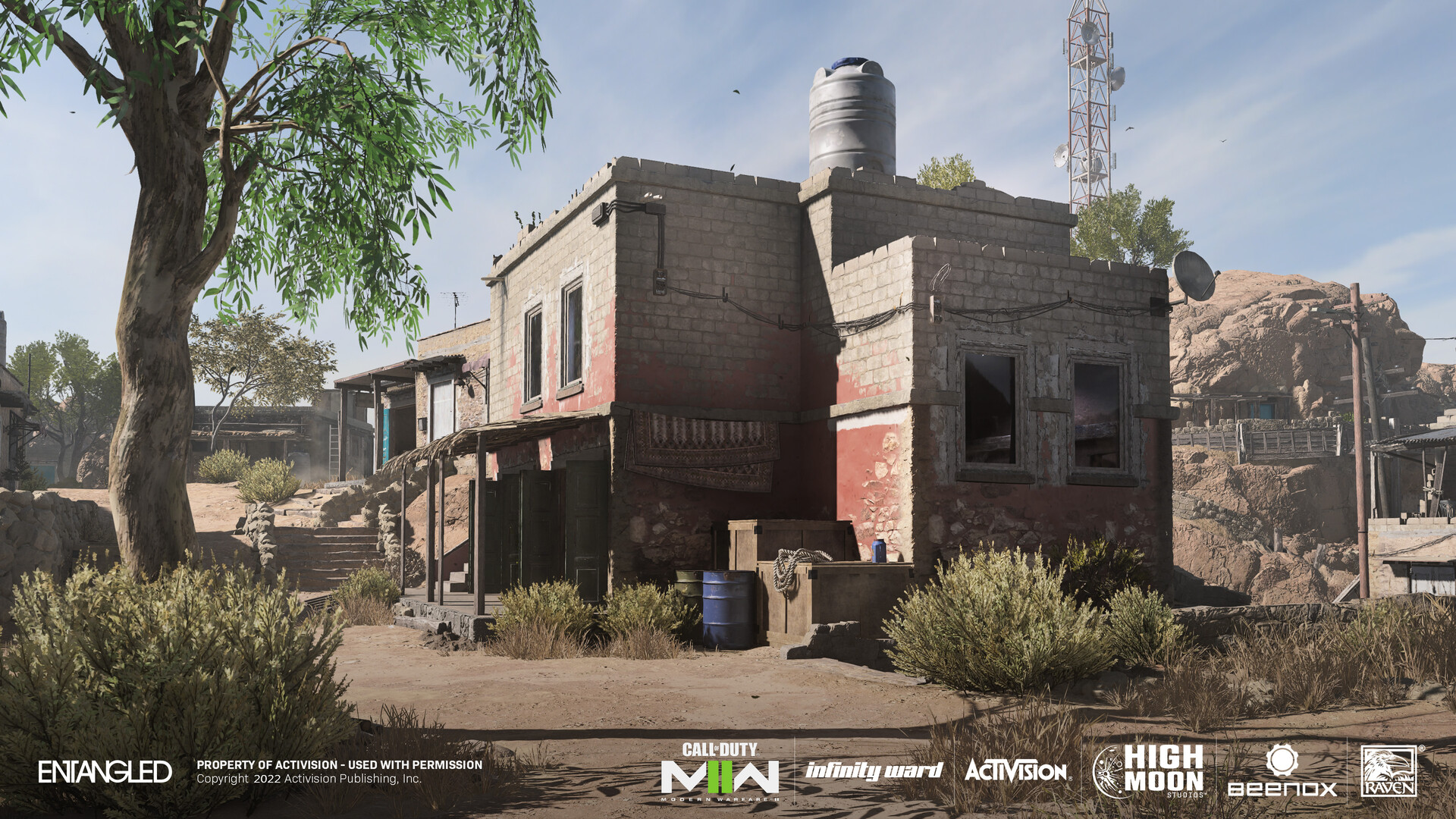 ENTANGLED Studio - In-game Level Art for Call of Duty MW2