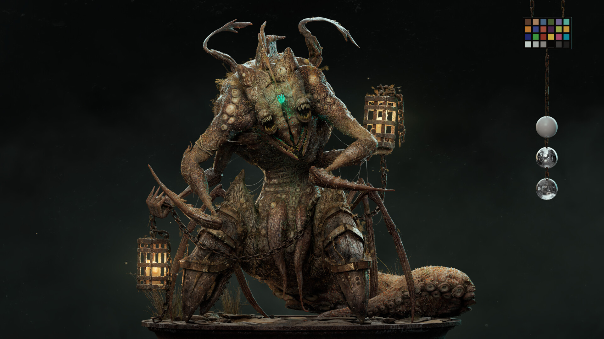 ArtStation - Mystical Swamp Creature - "Sea Monster Concept"