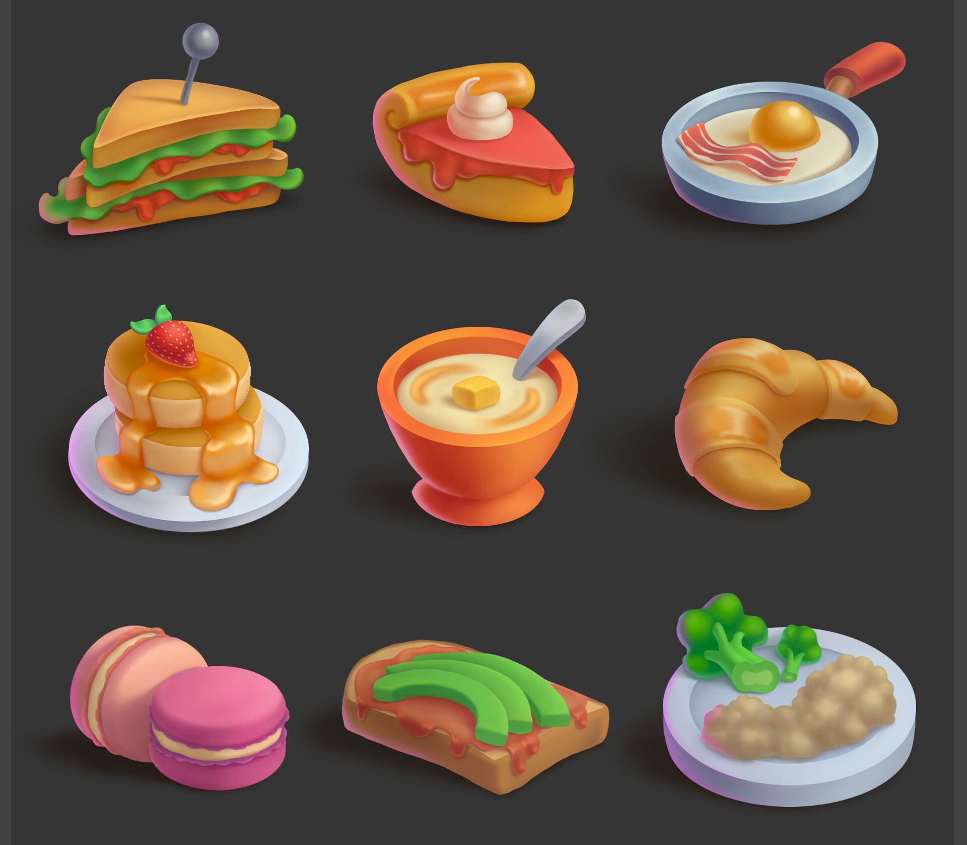 ArtStation - Breakfast props
