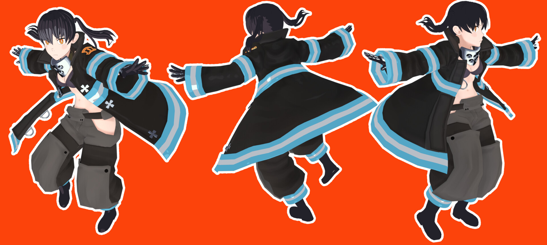 ArtStation - Fire Force - Tamaki wip5