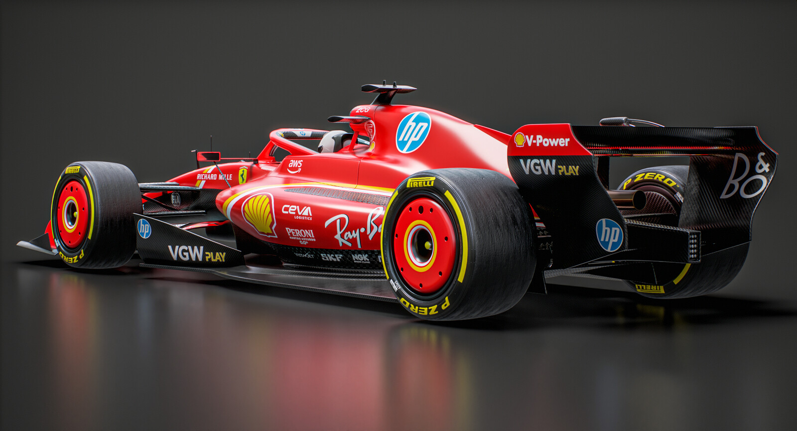 OpticalDreamSoft - Formula 1 2026 F1 Ferrari Livery Concept Race Car 3D ...
