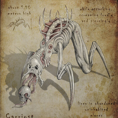 the rake monster drawing