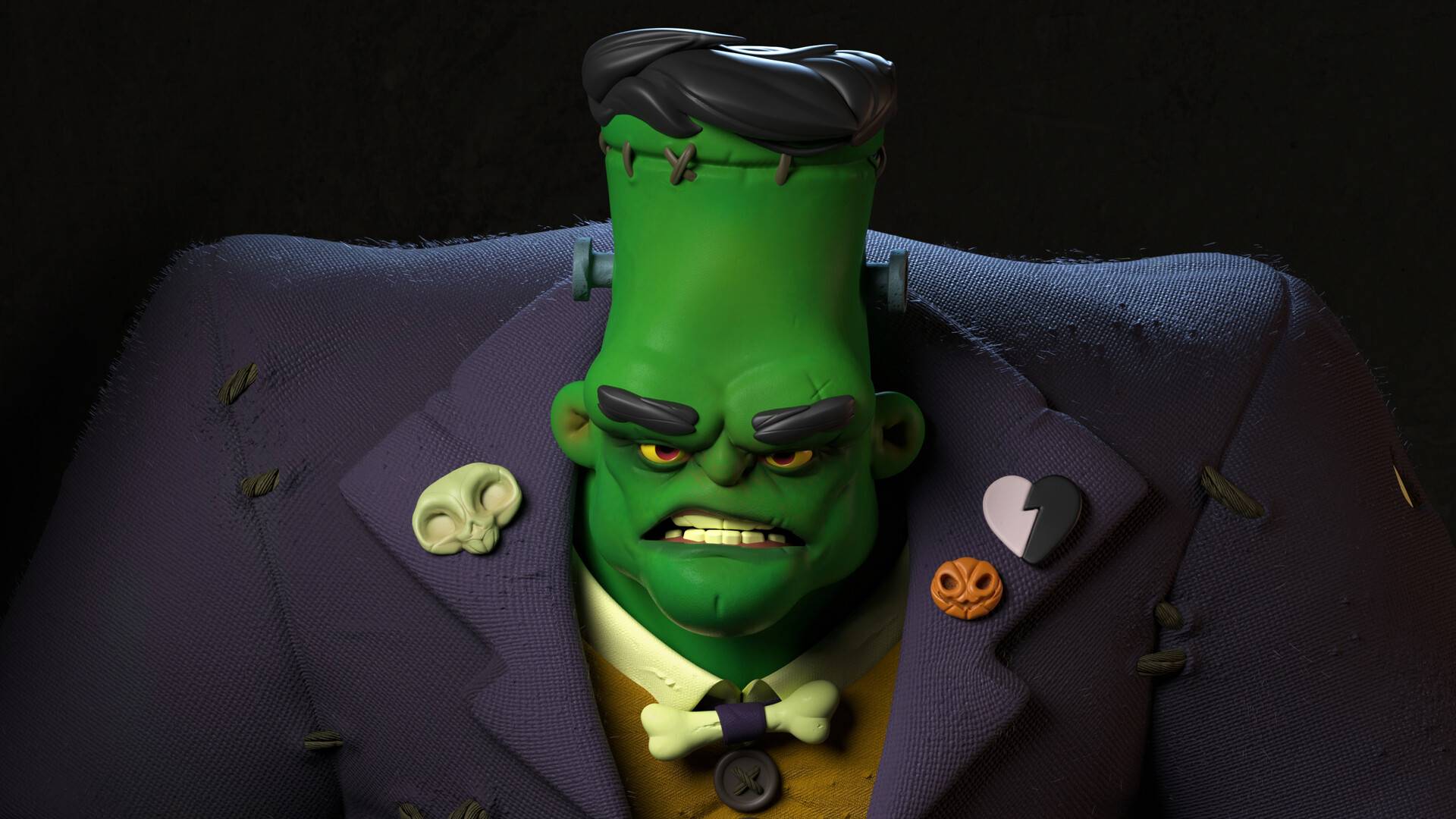 ArtStation - Frankenstein character design