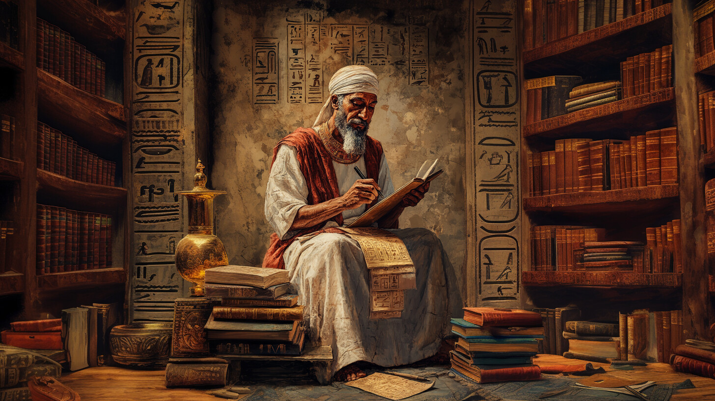 ArtStation - “Ancient Wisdom Illuminates the Path to Knowledge” 📜