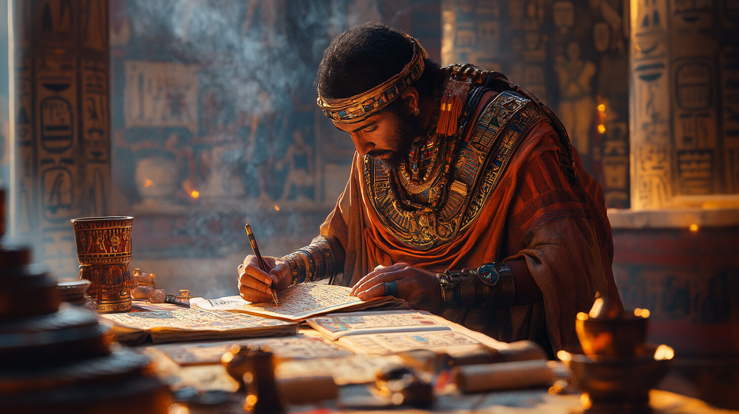 ArtStation - Unlocking the secrets of the pharaohs, one scroll at a time. 🏺