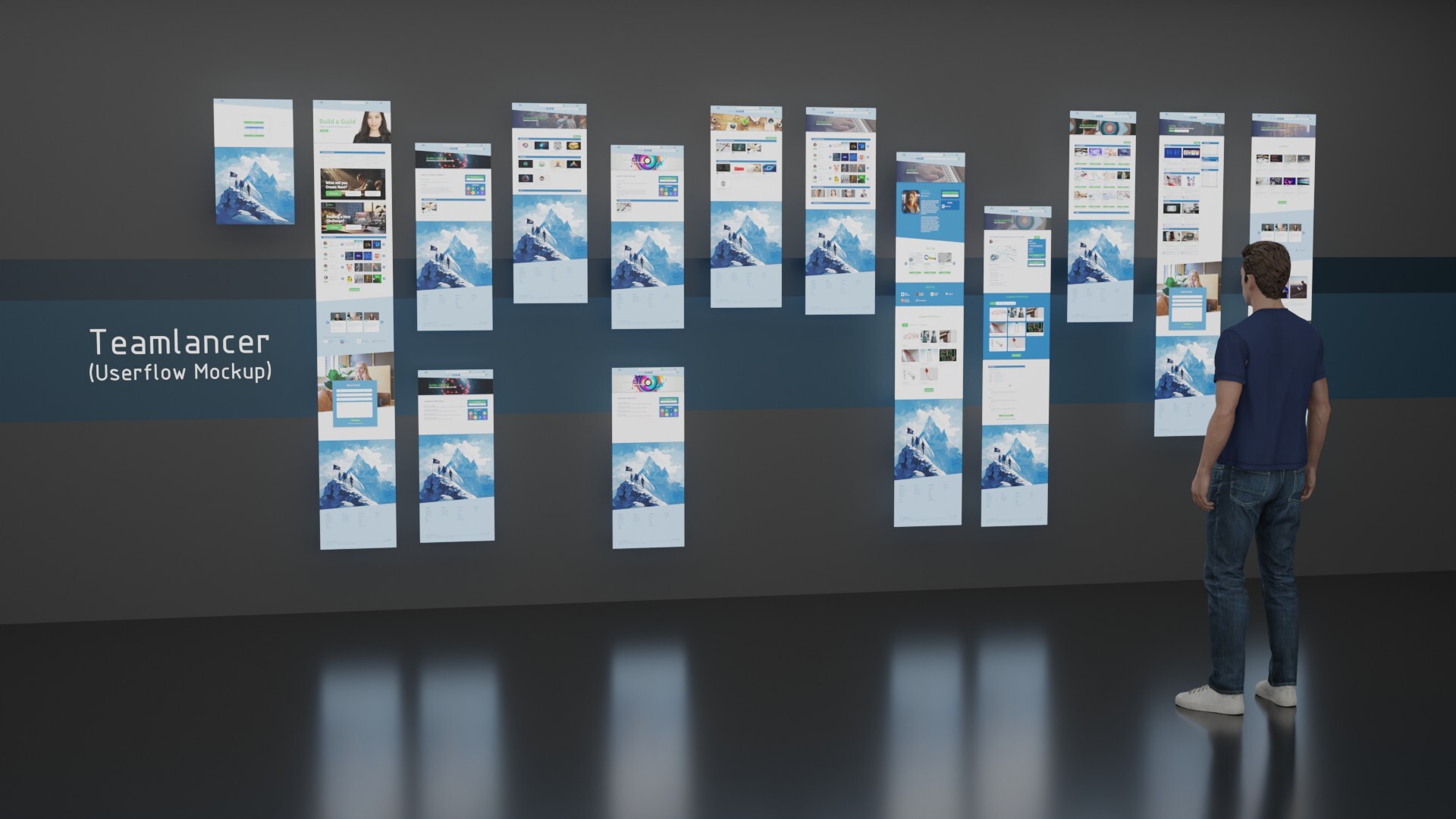 ArtStation - Teamlancer User Interface Mockup (2024)