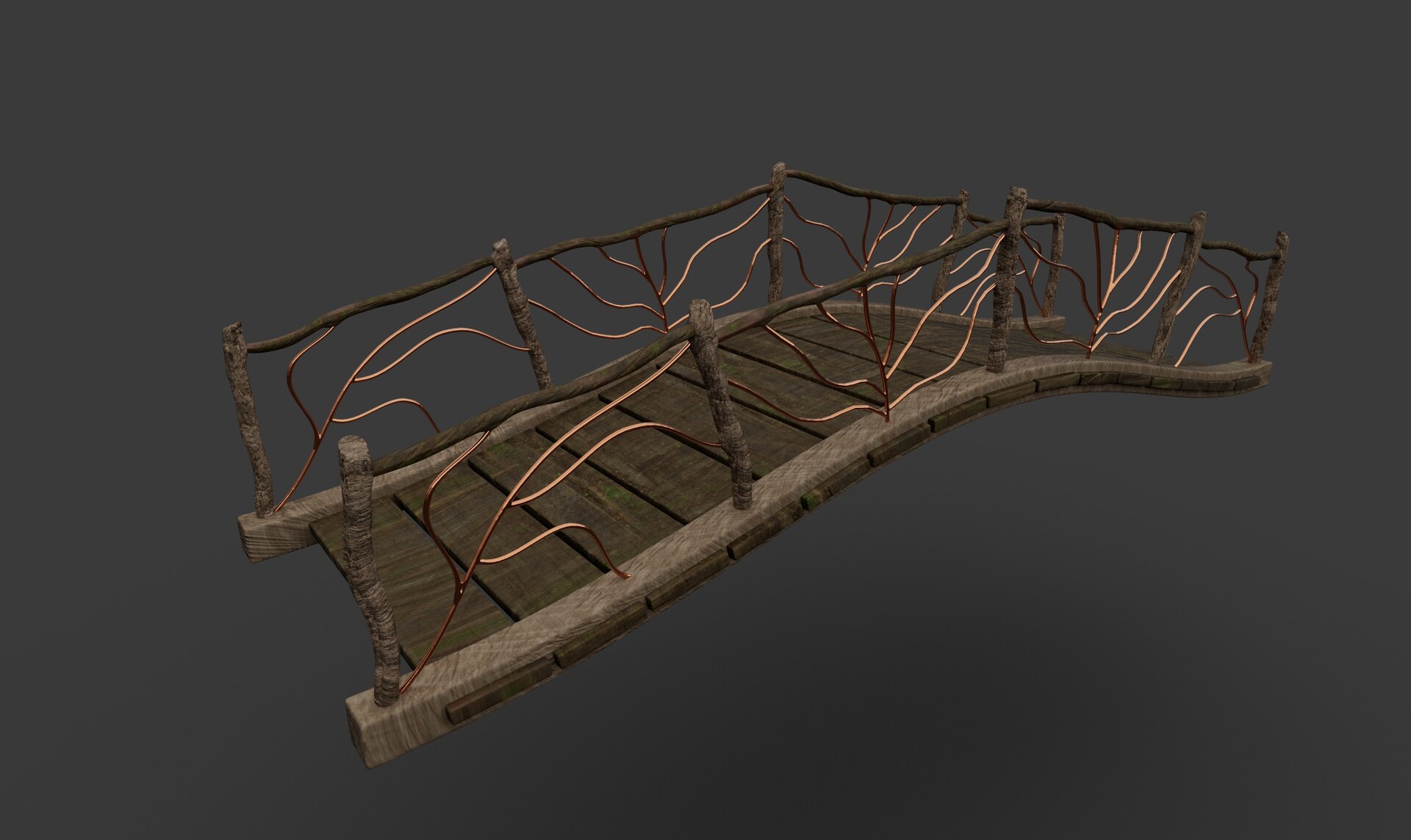 ArtStation - Elven style bridge