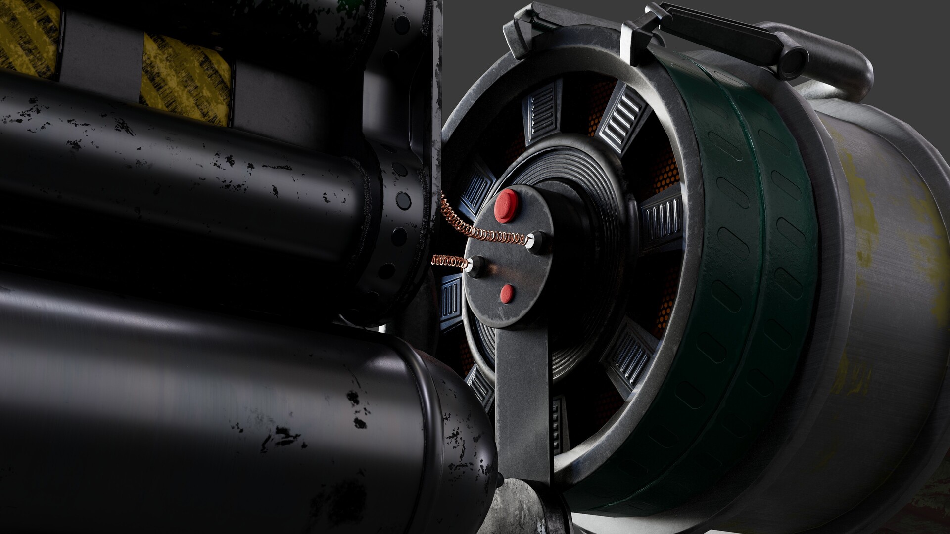 how to draw the thunder gun