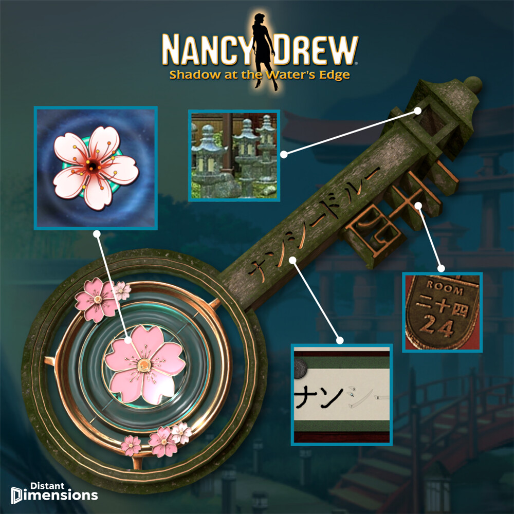 Distant Dimensions - Cameron Prigge - Nancy Drew Key 7/8 - Shadow at the Water's Edge