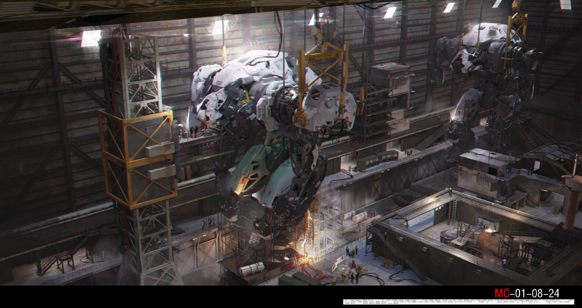 ArtStation - Manufacturing a robot factory