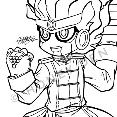 kamen rider ex aid coloring pages