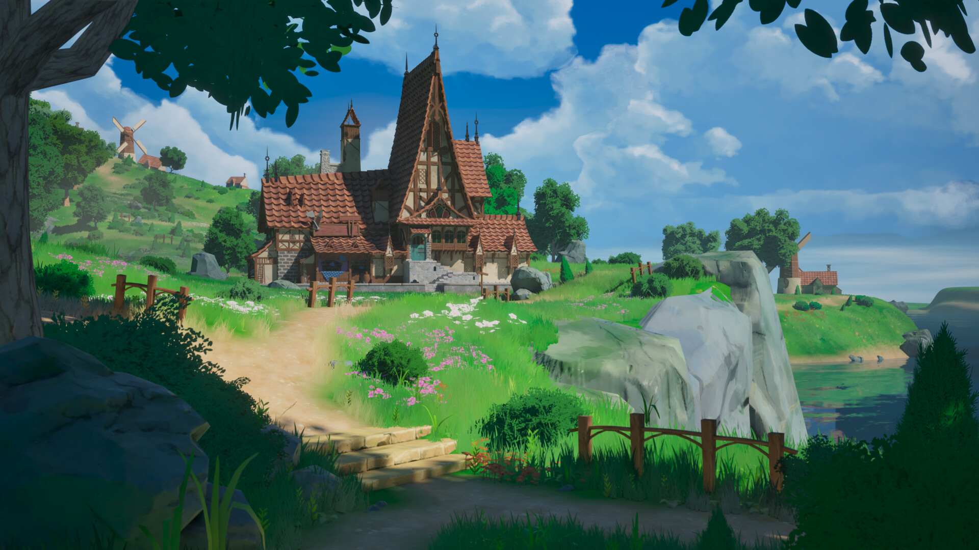 ArtStation - Stylized the scene 风格化场景作品