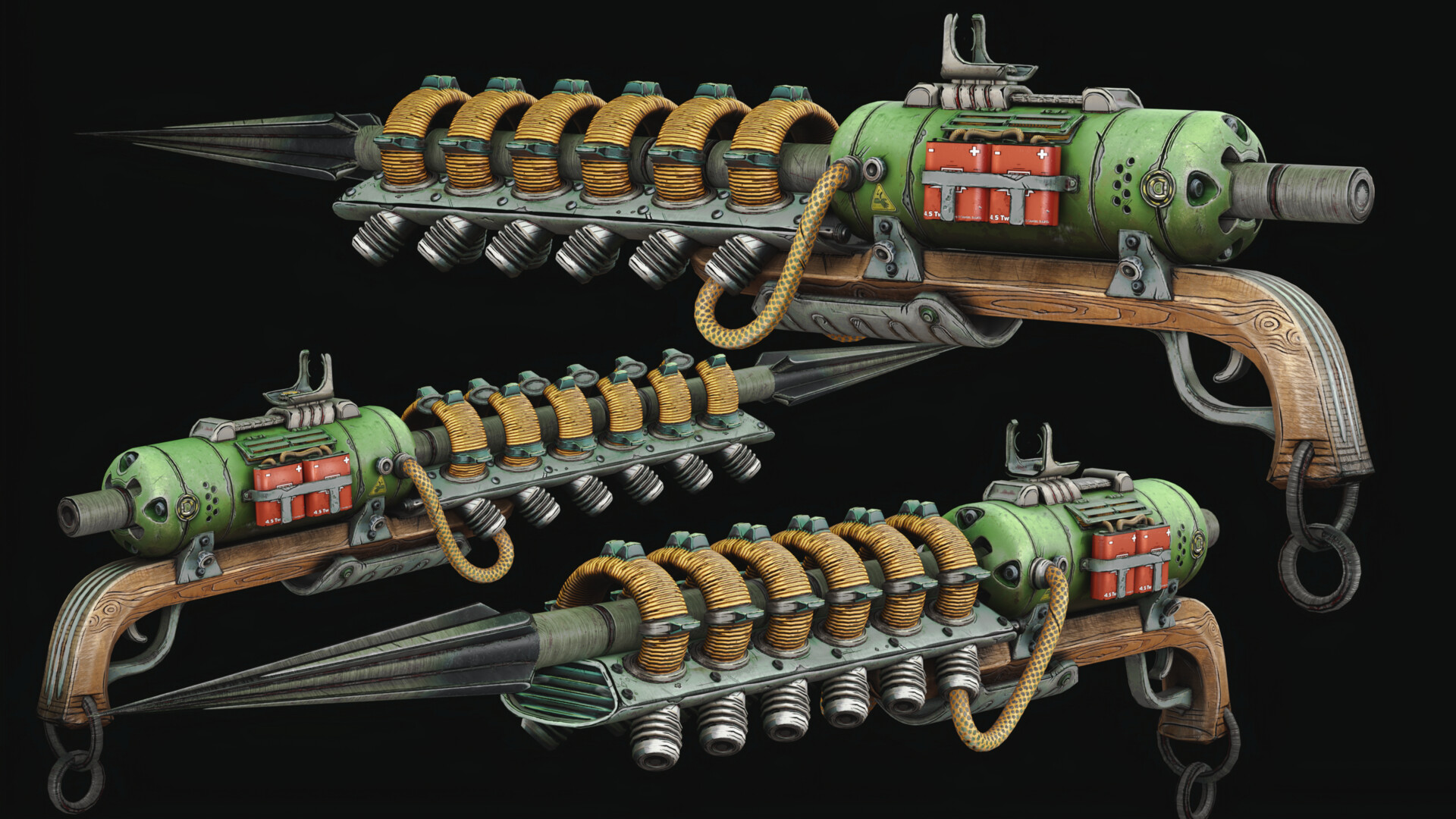 ArtStation - Harpun\Railgun lowpoly