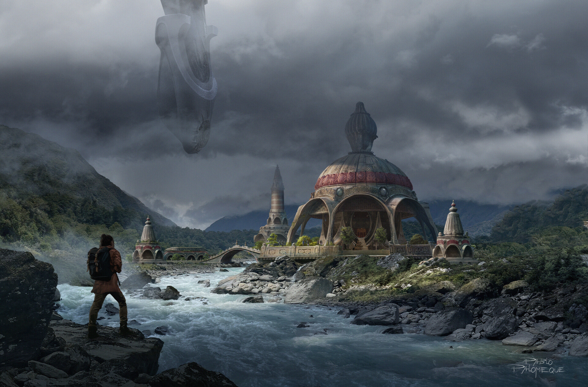 ArtStation - UP THE RIVER