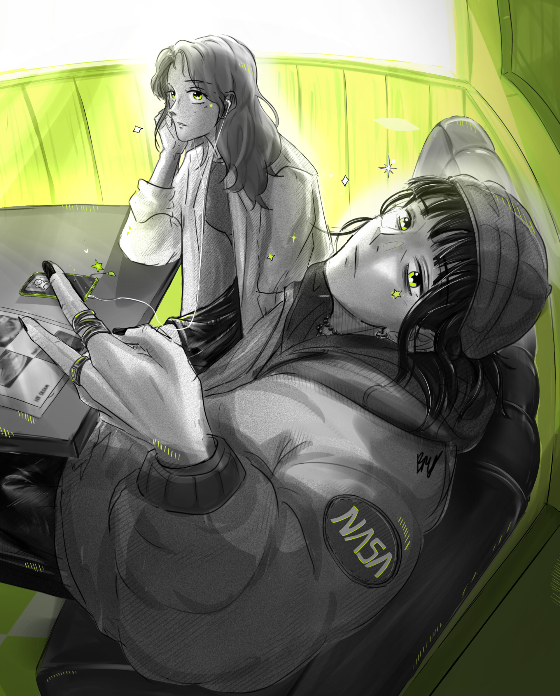 ArtStation - "The Guy She Was Interested In Wasn't A Guy At All" fanart