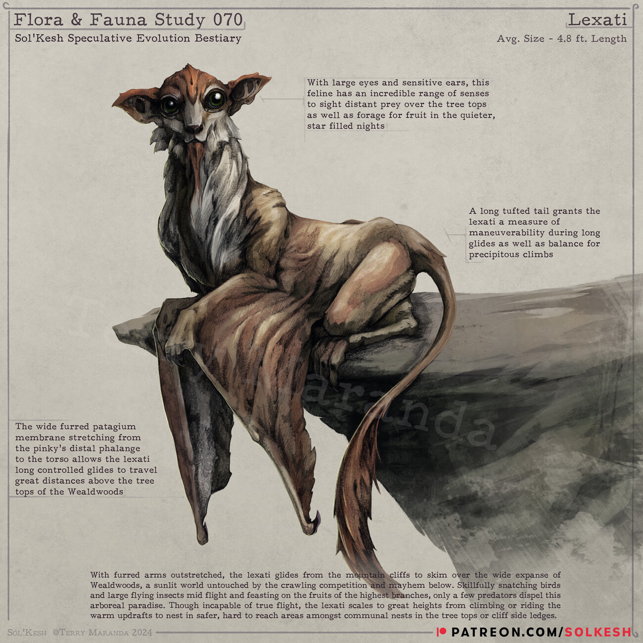 Terry Maranda - Creature Journal Lexati