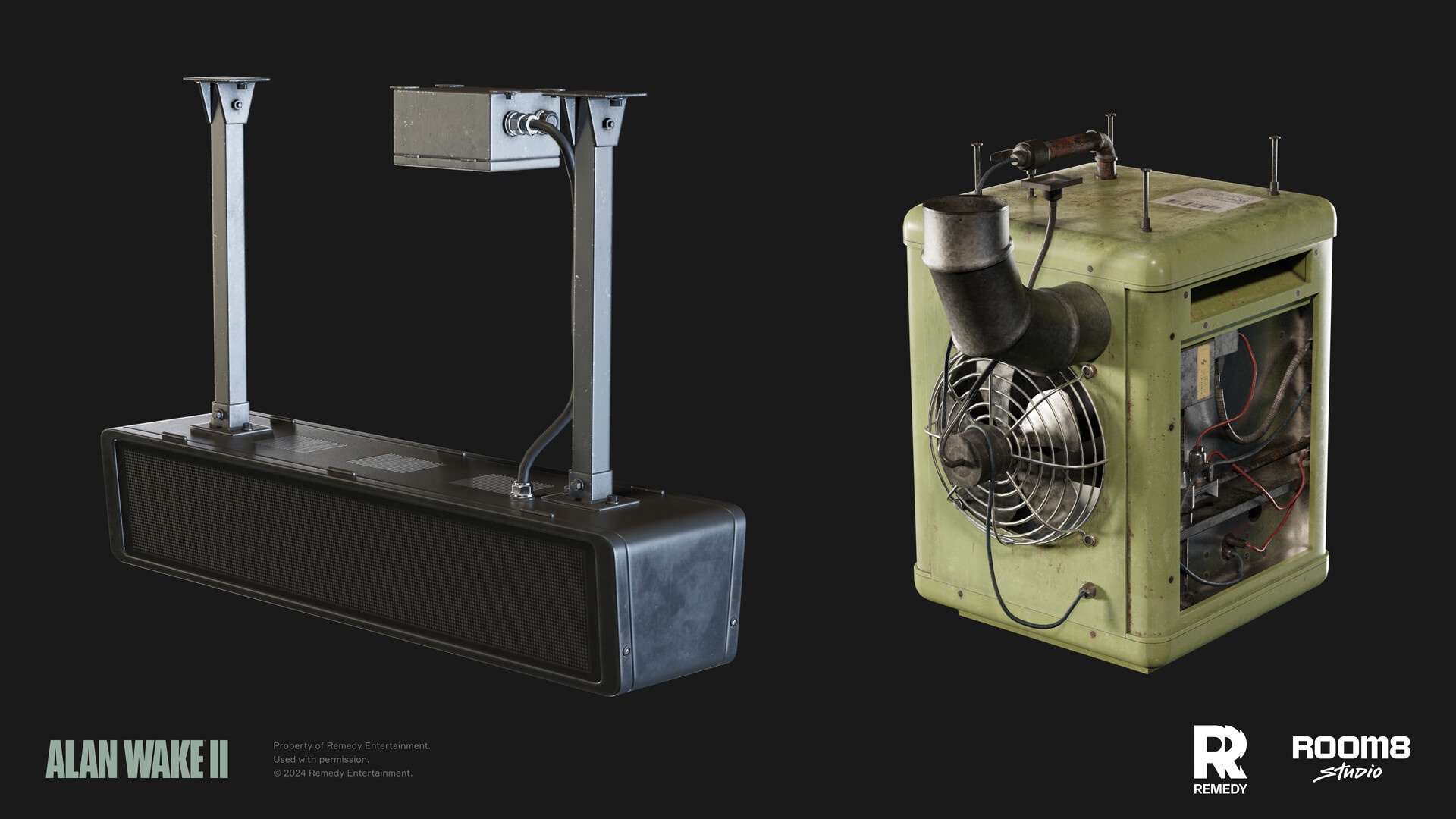 Room 8 Studio - Portfolio - Machinery (Alan Wake 2)
