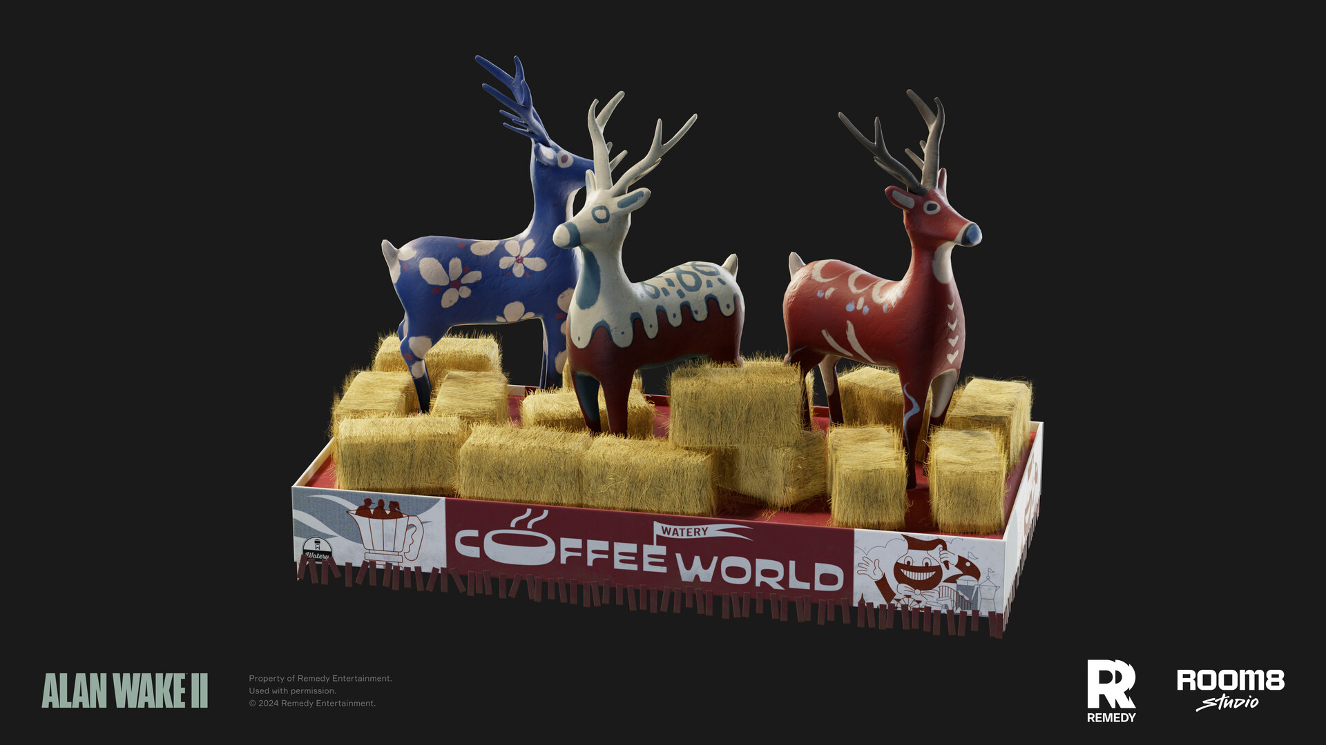 Room 8 Studio - Portfolio - Props (Alan Wake 2)