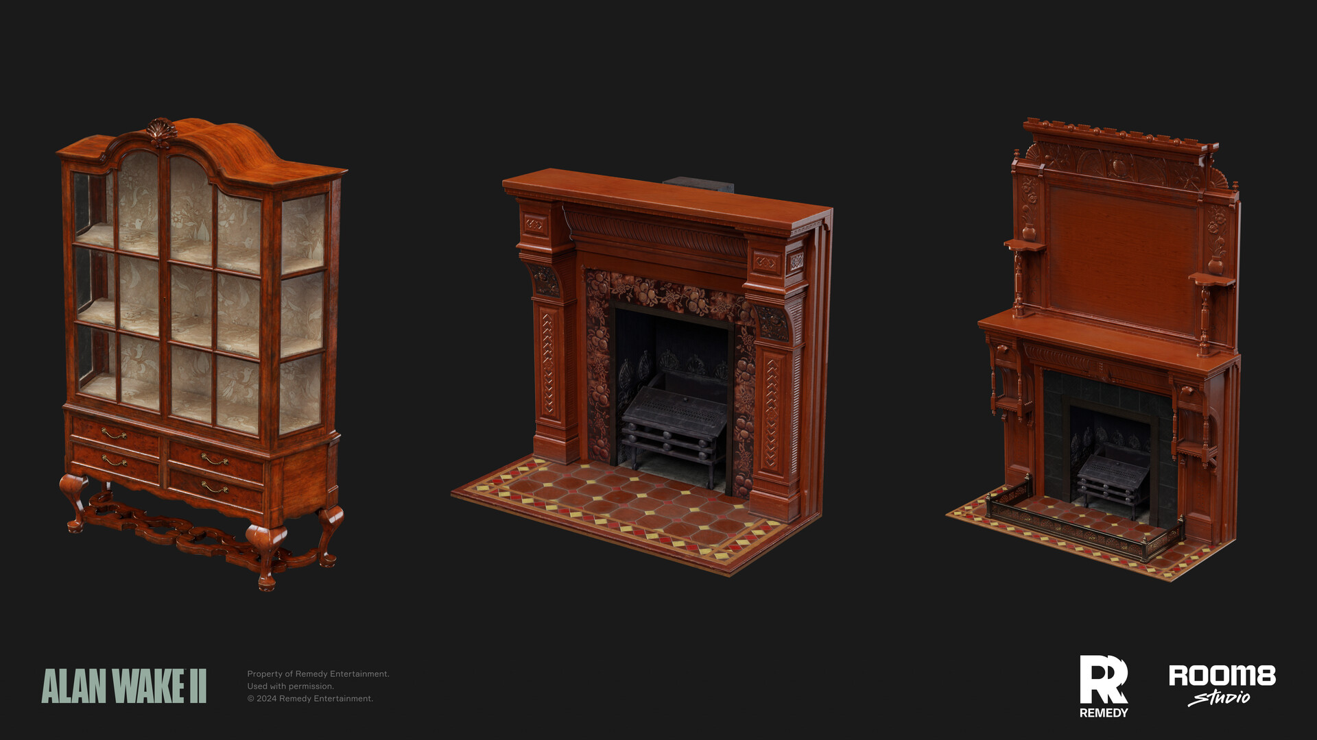 Room 8 Studio - Portfolio - Props (Alan Wake 2)