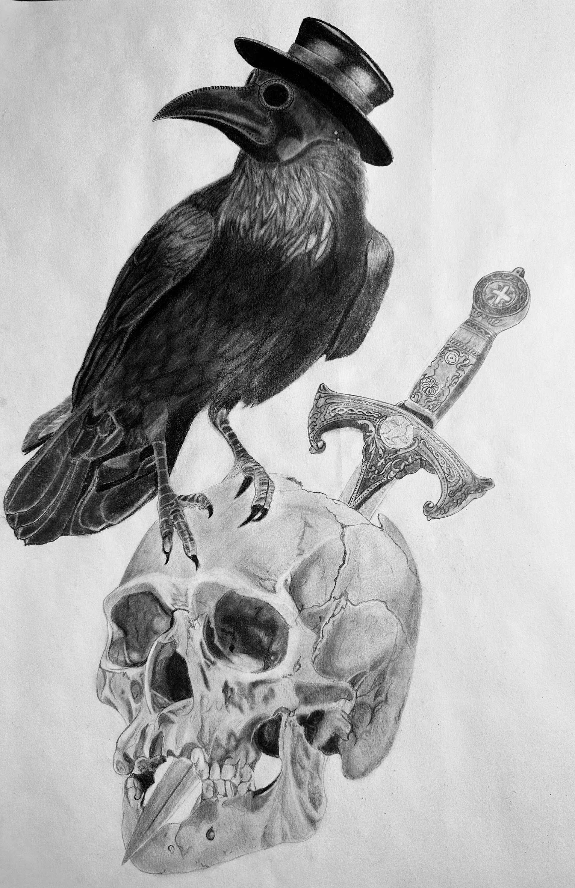ArtStation - Memento Mori Drawing