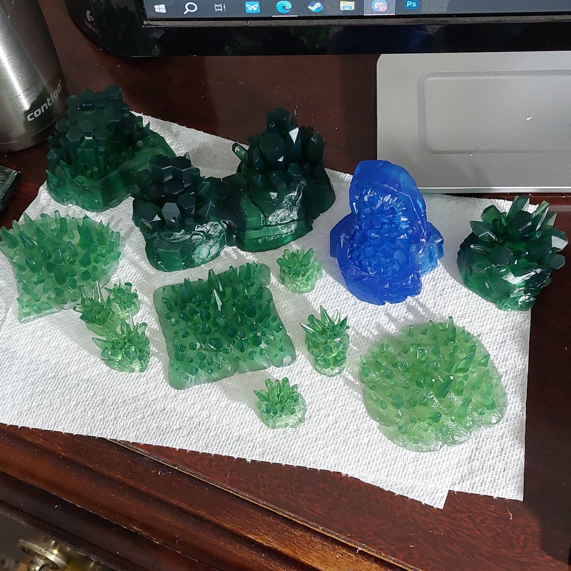Vincent Colborn - Crystal Terrain STL Set - 3D Printable Crystal Pieces