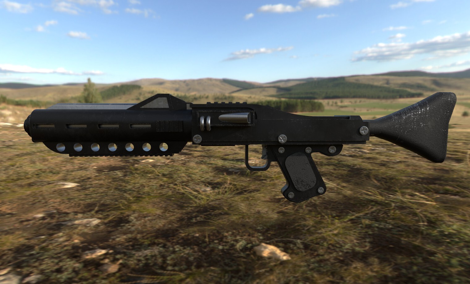 ArtStation - DC-18 Shotgun