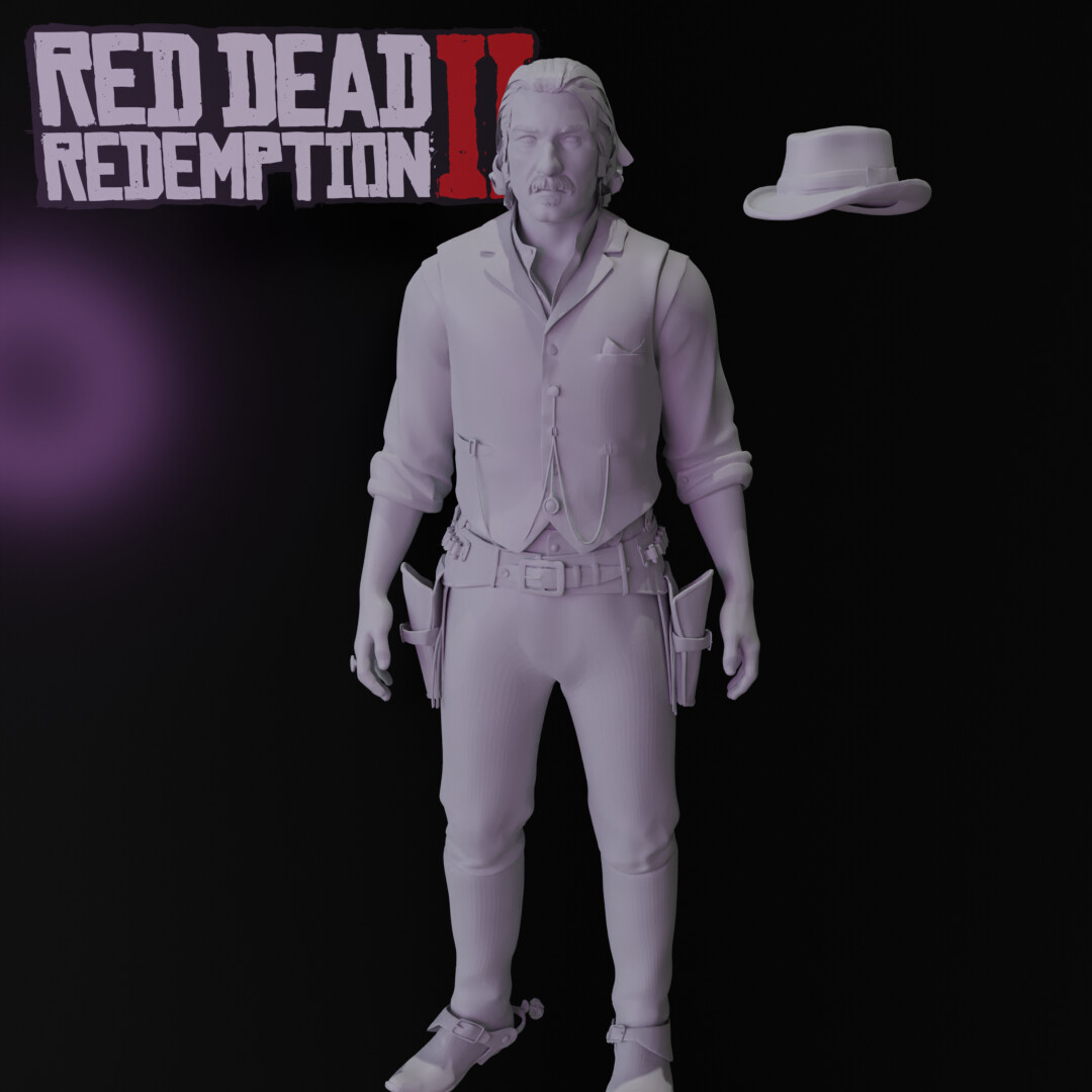 Kohdy Mcintyre - RDR2 - Dutch Van Der Linde 3DPrint READY Stl