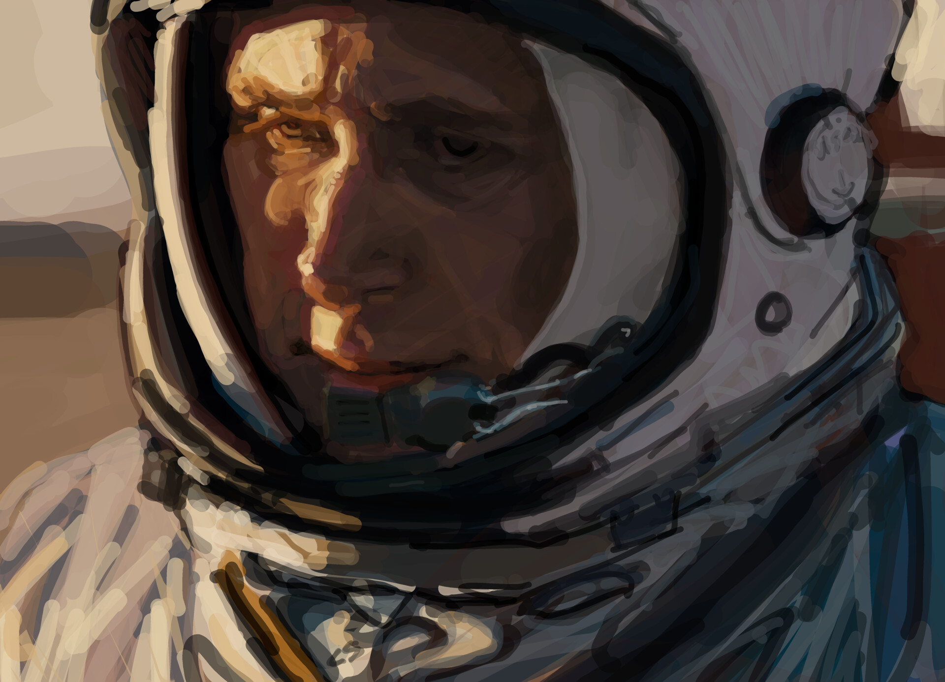 Connor Schultz - Round Brush Portraits