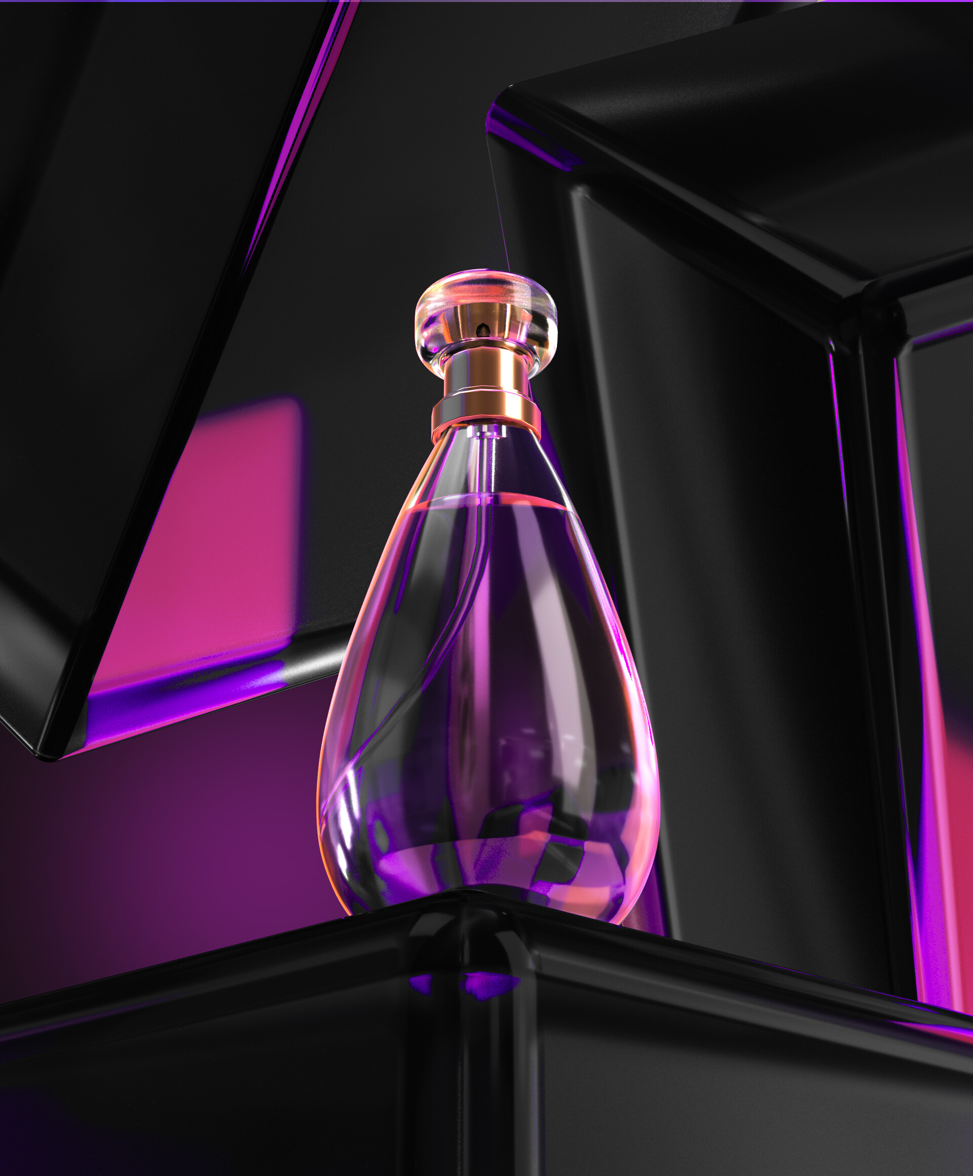 ArtStation - perfume - 3d product design