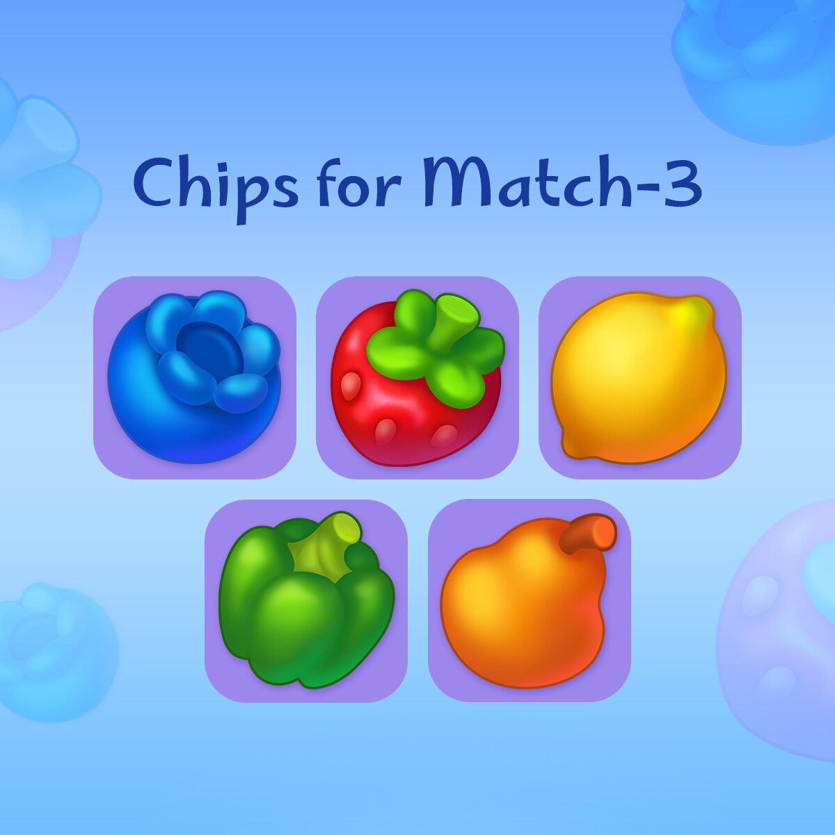 ArtStation - Tasty chips for match-3