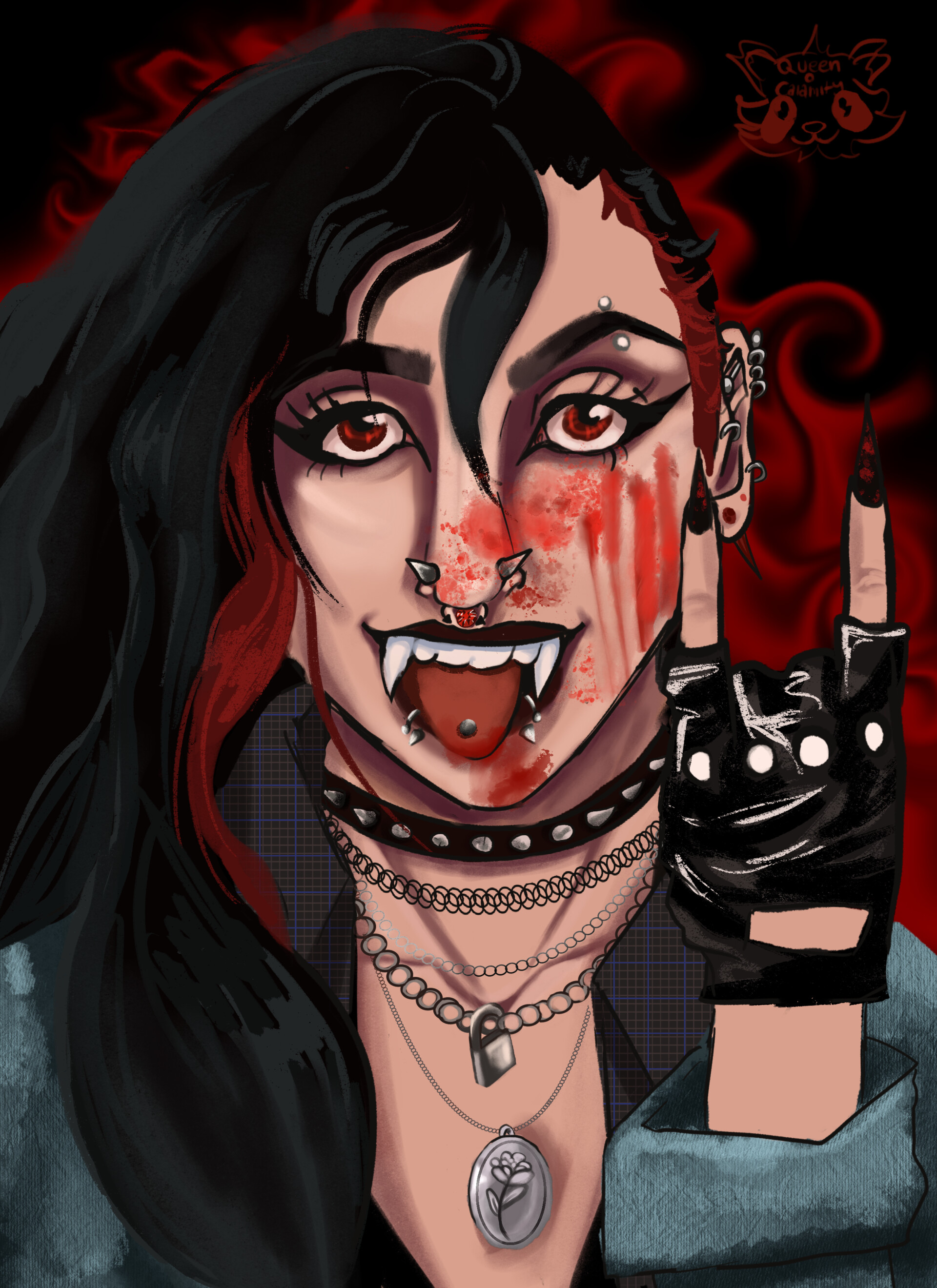 ArtStation - Amber Stokes, Vampire Heiress