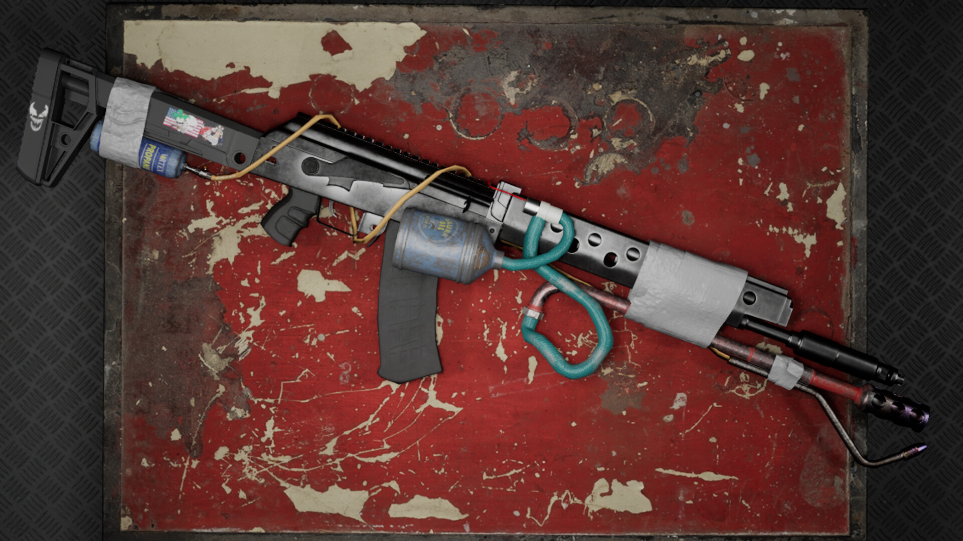 ArtStation - Post Apocalyptic AK12/M16 Hybrid