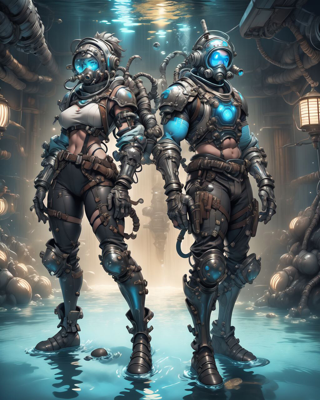 4K Anime Reference Art for Artists and Enthusiasts - 392 Underwater ...