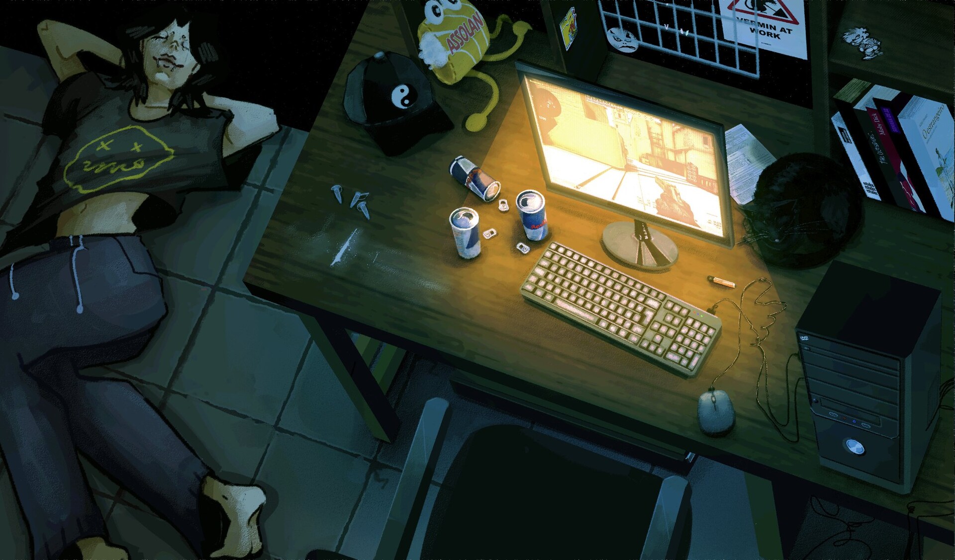 ArtStation - “CS GO, 3:00AM” illustration