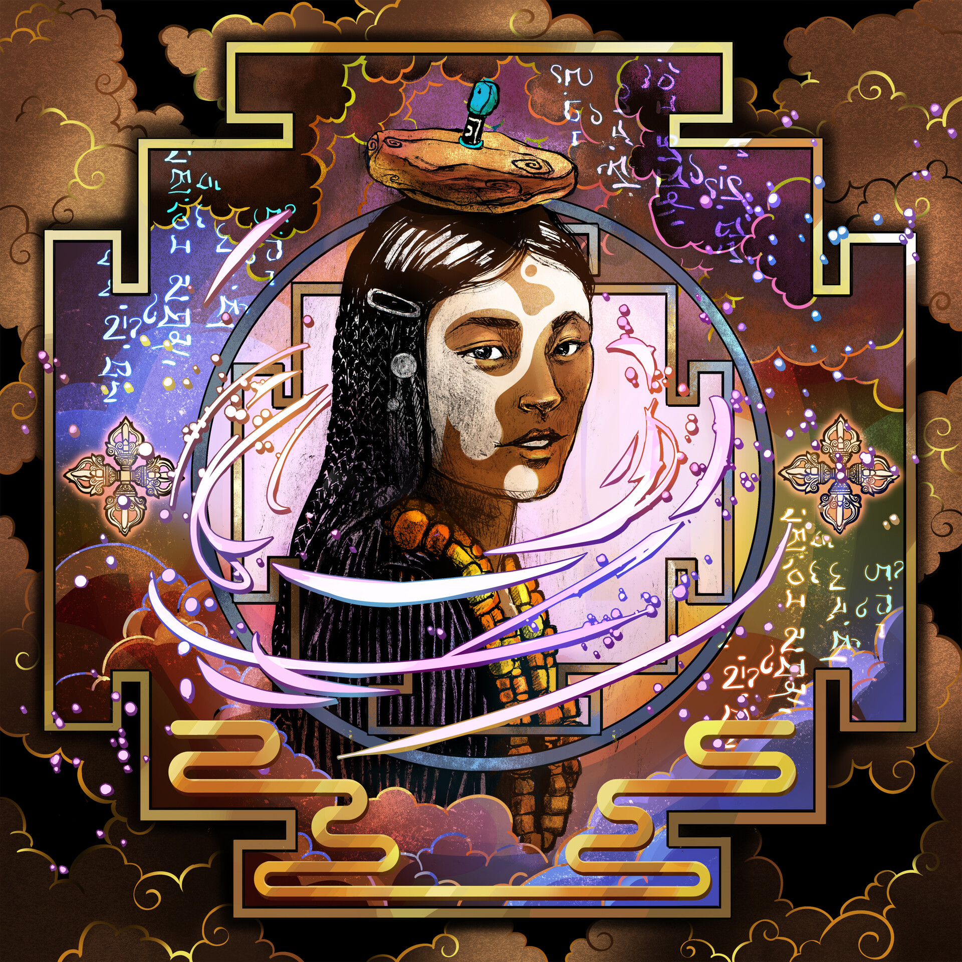 ArtStation - Tibet girl