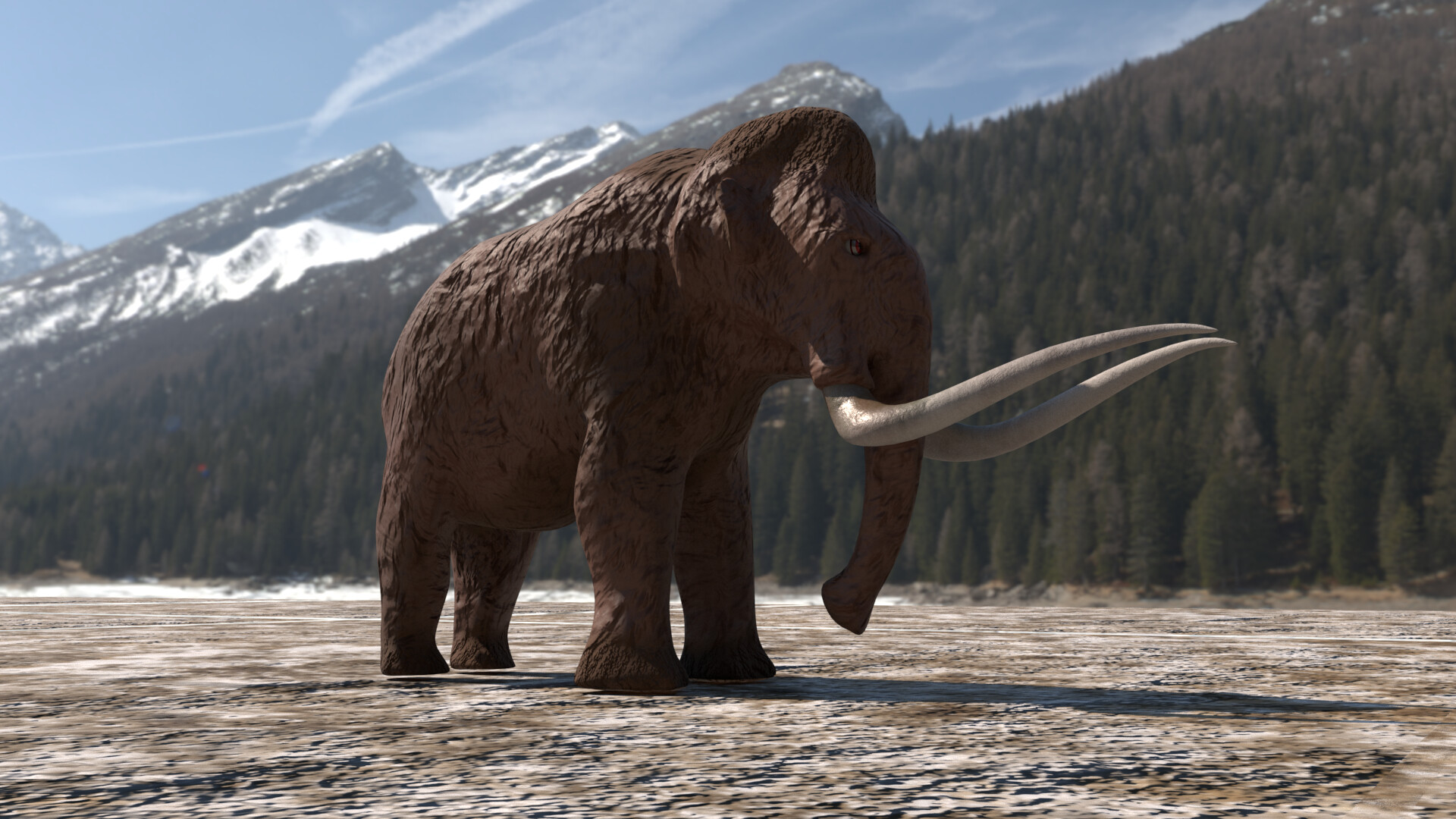 ArtStation - Wooly Mammoth 3D Model