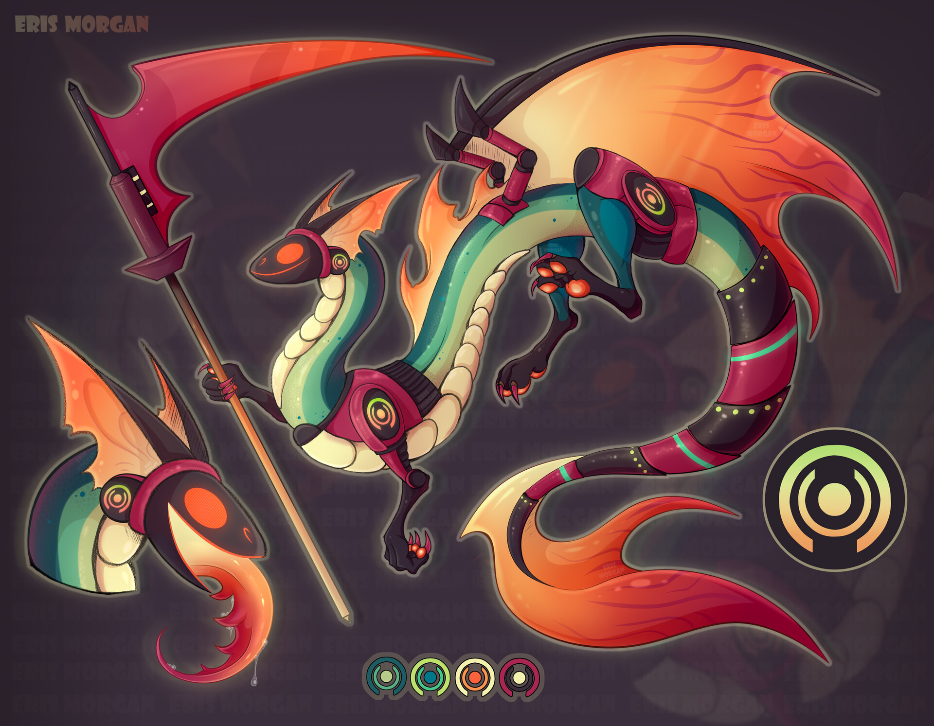 ArtStation - Water Dragon Protogen