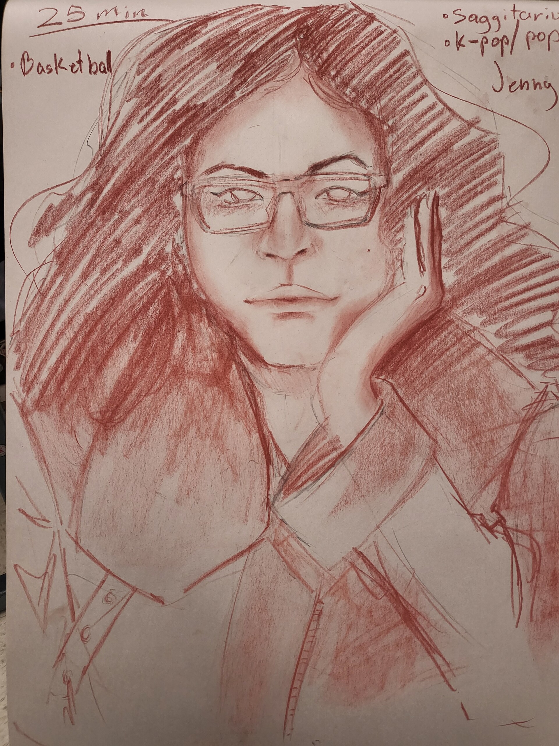 ArtStation - Drawing of a Classmate